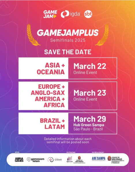 Game Jam Plus leva semifinal internacional a São Paulo – Quebrando o Controle